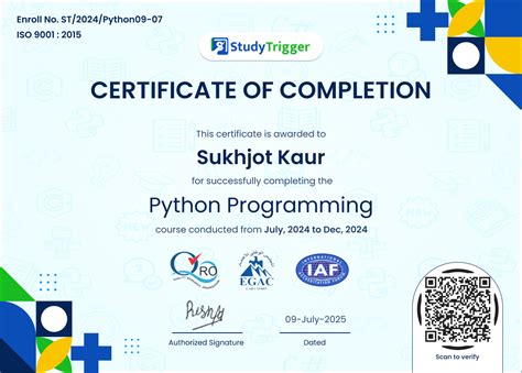 Sukhjot Kaur Python Programming Certificat Study Trigger