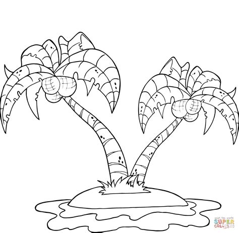 Simple Tree Roots Coloring Coloring Pages