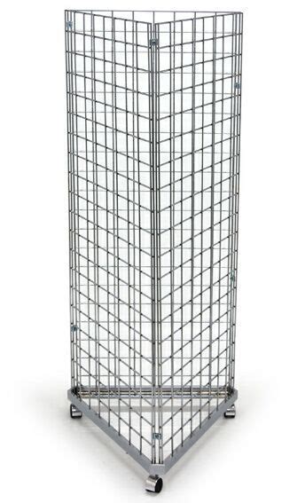 Gridwall Rolling Display Grid Floor Display Jewelry Display Booth