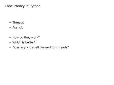 Threads Vs Async Has Asyncio Solved Concurrency By Jacob Unna
