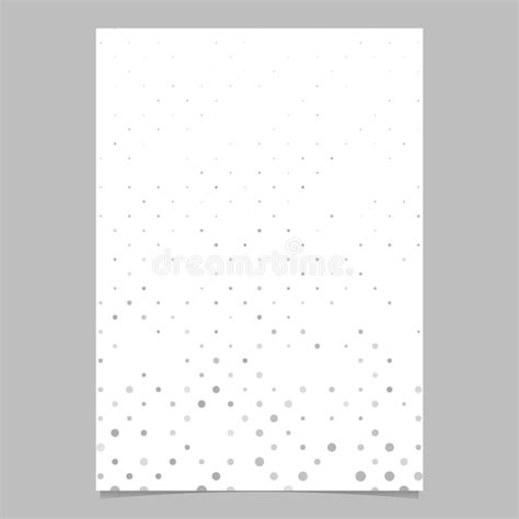 Grey Circle Pattern Brochure Background Vector Stationery Design Stock Vector Illustration