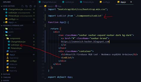 Reactjs Firebase Esp8266 Nodemcu Led Rgb Frontend Arduino