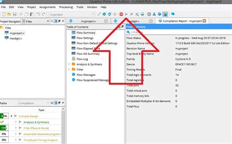 Clicks On Start Compile Button When Compilation Process Finished Open
