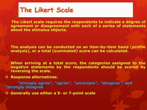 Measurement And Scaling Research Methodology Pptx Physics Science