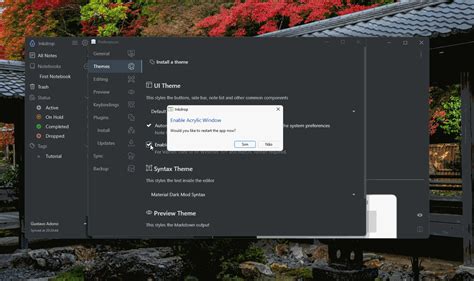 Acrylic Mode Is Not Working In Windows 11 Issues Inkdrop Forum