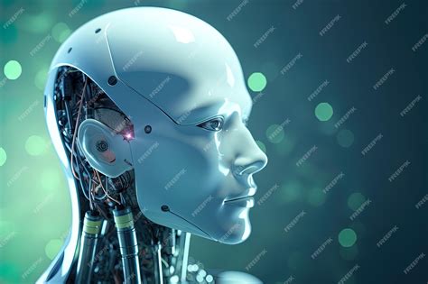 Premium Photo 3d Rendering Artificial Intelligence Robot Cyborg