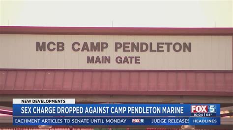 Sex Charge Dropped Against Camp Pendleton Marine