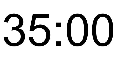 35 Minute Timer ⏰🔔 Countdown Timer Youtube