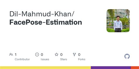 github dil mahmud khan facepose estimation