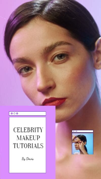 支持自定義的 Makeup Tutorial Intro Outro 視頻範本 Flexclip