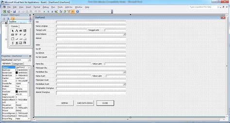 Mirandasamsis Daily Activities Bagaimana Membuat Form Pada Ms Excel