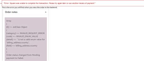 Php Woocommerce Square Payment Plugin Issue Stack Overflow