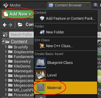 UE4: How to Create Your First Procedural Auto-Landscape Material