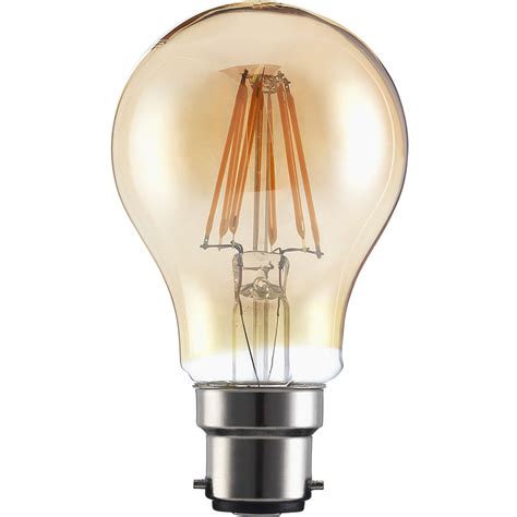 TCP 1 Pack Bayonet B22 BC LED 4W Vintage Classic Filament Light Bulb Wilko