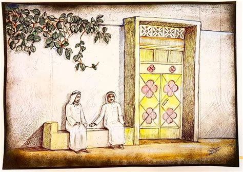 حسن بوجسوم فنان تشكيلي قطري