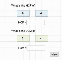 LCM And GCD GeoGebra