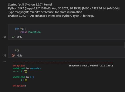 Interactive Window Not Showing Stack Trace Issue Microsoft Vscode Jupyter GitHub