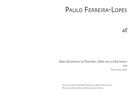 Ade Babelscores Instruments And Electronics