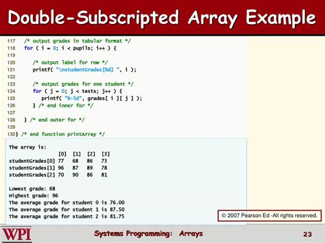 C Arrays Systems Programming Ppt Download