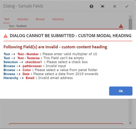 Aem Lab Arun Patidar Aem Touch Ui Component Dialog Field Regexcustom Validation