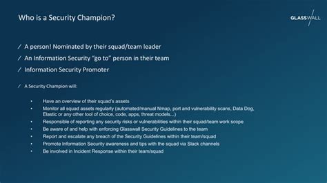 Security Champions Programme Pptx