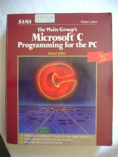 Robert Lafore Microsoft C Programming For The Pc 1990