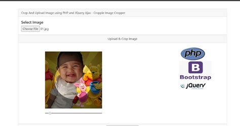 Crop And Upload Image Using PHP And JQuery Ajax Croppie Image Cropper Tutorial