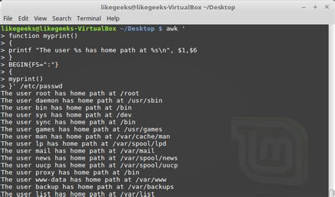 Bash скрипты часть 8 язык обработки данных Awk Хабр