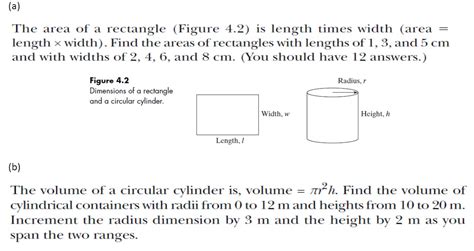 solved a the area of a rectangle figure 4 2 is length