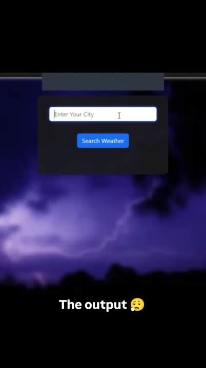 Bhavishya Kushwha On Linkedin First Project Using Weather Api Using