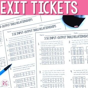 Addition And Subtraction Input Output Tables Word Problems TPT