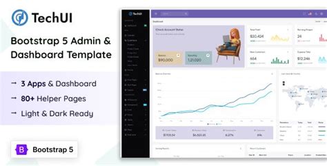 Techui Bootstrap 5 Admin And Dashboard Ui Kit Code Market