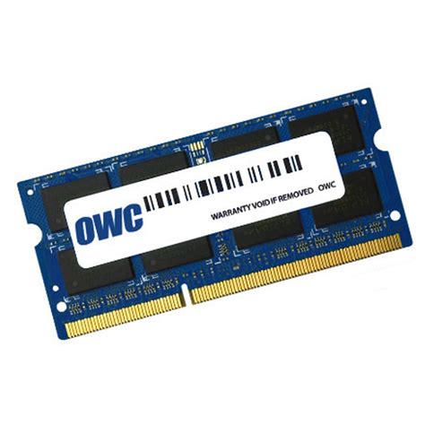 16GB OWC DDR3 SO DIMM PC3 8500 1066MHz CL7 Dual Channel Kit 2x 8GB