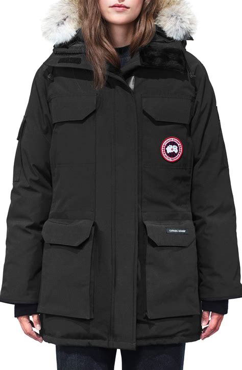 Canada Goose Expedition Hooded Down Parka With Genuine Coyote Fur Trim