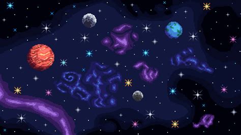 1280x720 Resolution Artistic Pixel Art Hd Space 720p Wallpaper