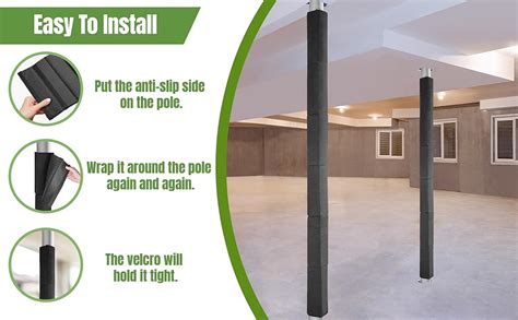 Hudson Comfort Basement Pole Wrap Garage Pole Padding