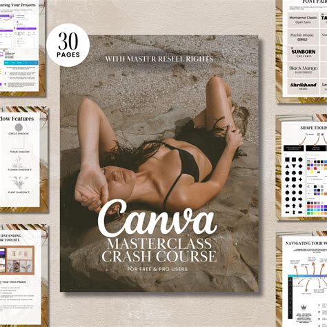 Canva Masterclass Crash Course Learn Graphic Design Templates