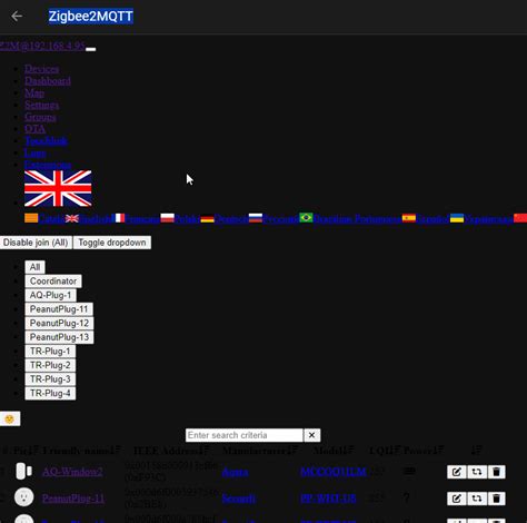 Zigbee2mqtt Page Formatting Issue Rhomeassistant