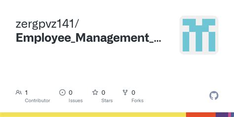 GitHub Zergpvz Employee Management System