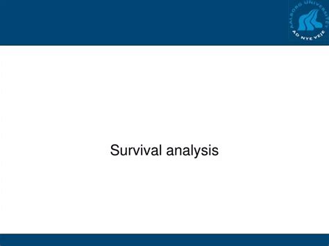 Ppt Survival Analysis Powerpoint Presentation Free Download Id 9274461