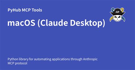 Macos Claude Desktop Pyhub Mcp Tools