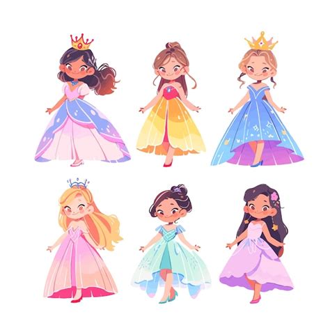 Cartoon Pretty Princess
