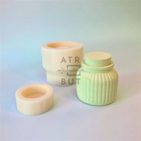 Силіконова форма Флоренція кашпо з кришкою купити за найкращою ціною інтернет магазині Atributmold