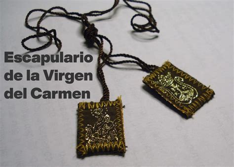 Escapulario De La Virgen Del Carmen Símbolo De Fe Y Protección
