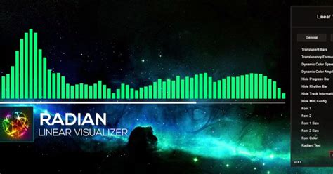 Radian Linear Visualizer 191 Rainmeter Skins