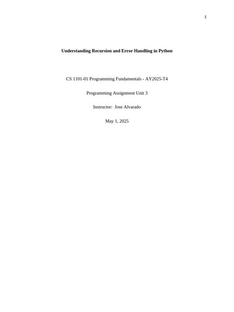 Programming Assignment Unit 3 Pdf Theory Of Computation Programming Paradigms