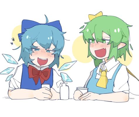 Cirno And Daiyousei Touhou Drawn By Shengxianmiaomiaocui Danbooru