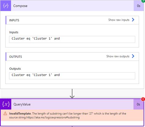Invalidtemplate Substring Power Platform Community