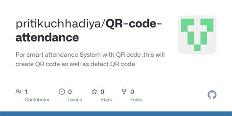 Github Pritikuchhadiya Qr Code Attendance For Smart Attendance System With Qr Code This Will
