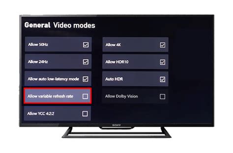 How To Turn On Vrr On A Sony Tv